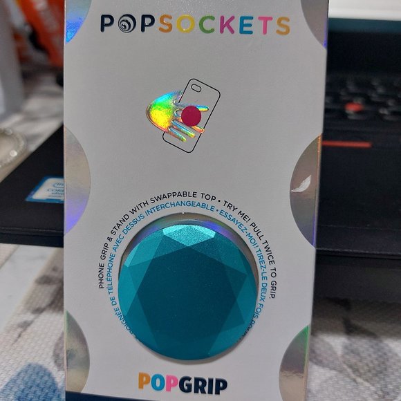 Popsockets | Cell Phones & Accessories | Popsockets Blue Pop Grip Cell ...